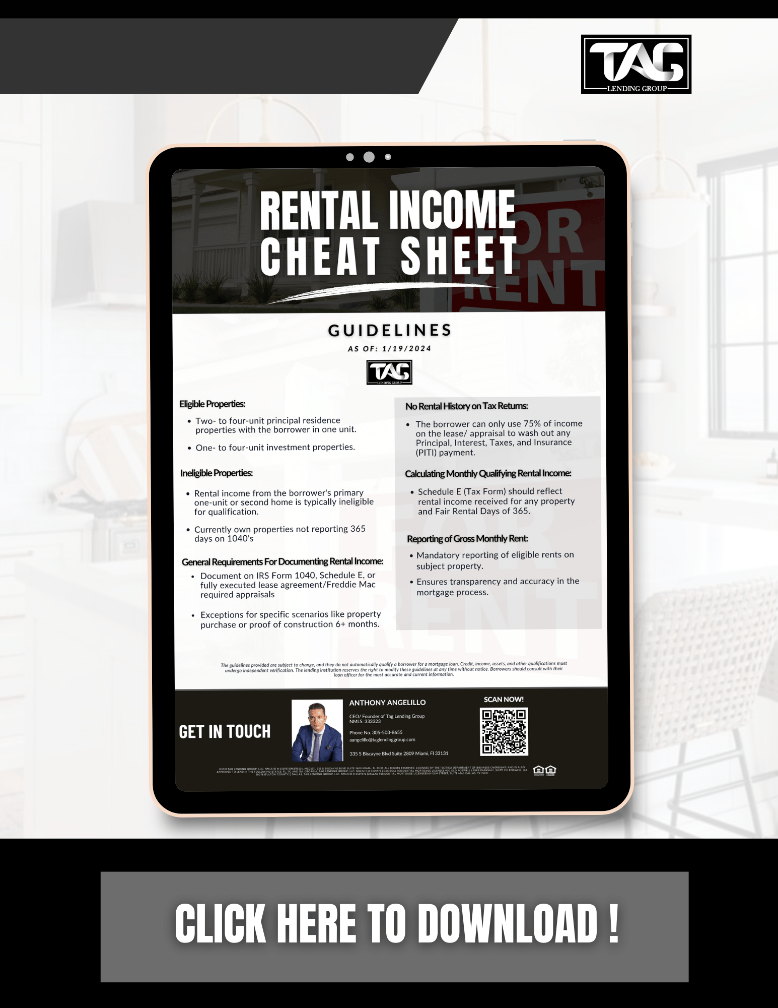 Rental Income Guidelines
